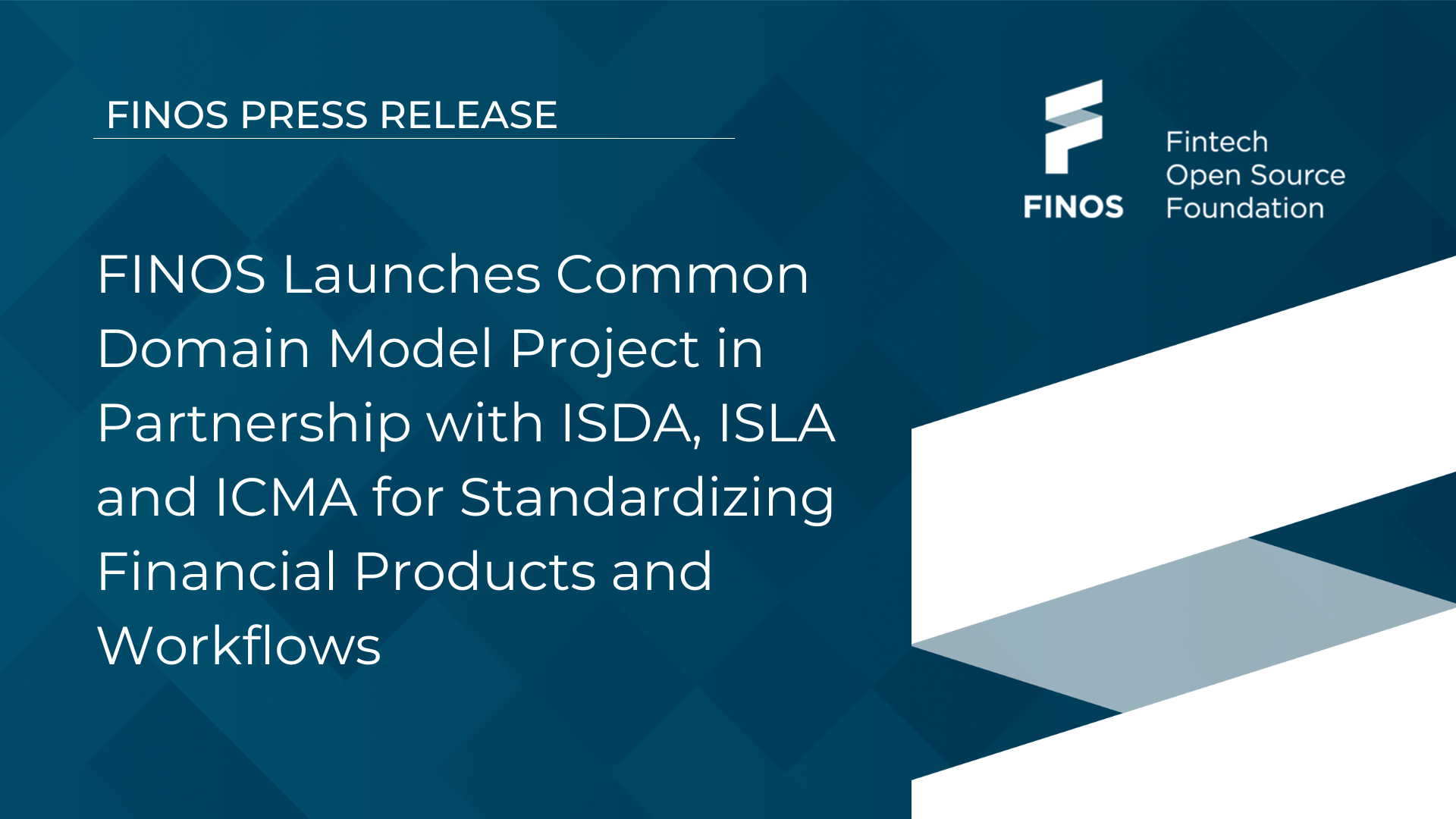 FINOS Launches Common Domain Model Project in Partnership with ISDA, ISLA and ICMA for ...